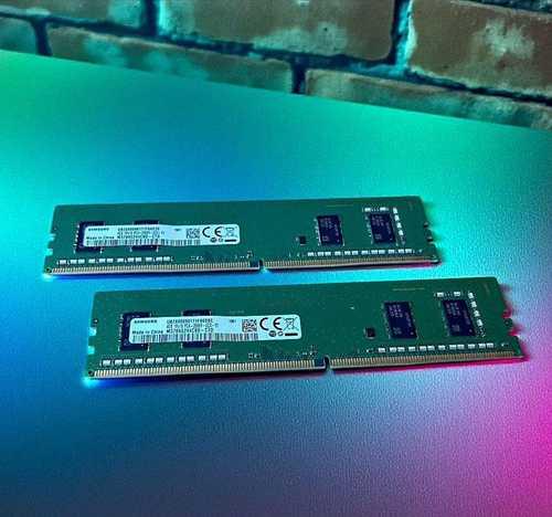 Оперативная память DDR4 16GB (2x4GB) Samsung
