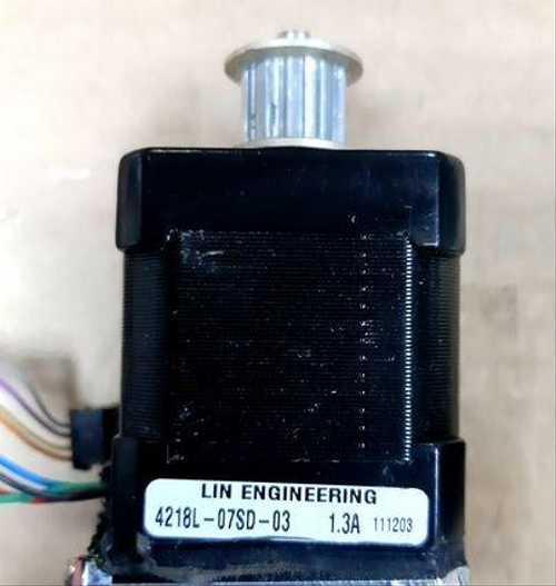 Шаговый двигатель LIN engineer 4218L-07SD-03, 1,3A