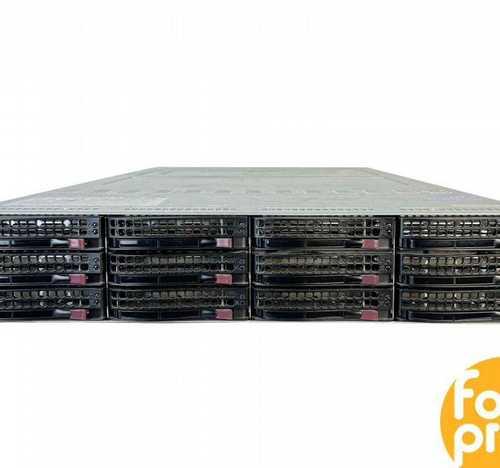 Сервер Supermicro 6027TR 12LFF 2xE5-2695v3 512GB