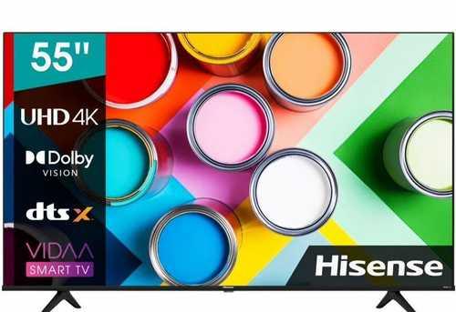 Телевизор hisense 55A6BG, 55"(140 см), UHD 4K