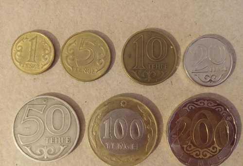 Набор монет тенге Казахстана регулярного чекана
