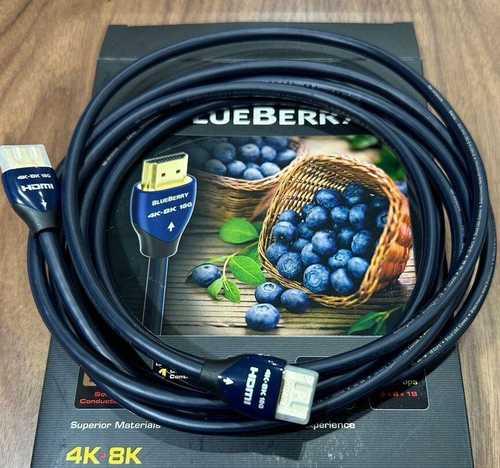 Кабель AudioQuest hdmi Blueberry PVC 3m