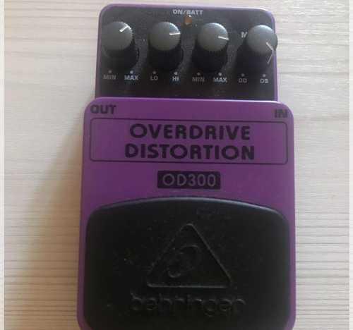 Педаль эффектов для гитары overdrive distortion