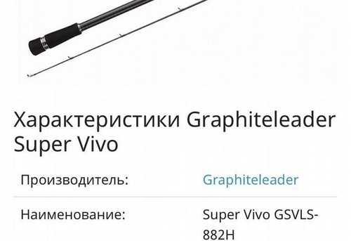 Спиннинг Graphiteleader Super Vivo gsvls-882H