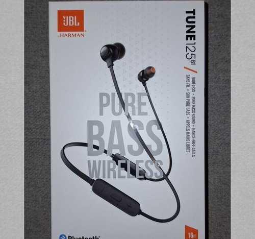 Беспроводные наушники jbl tune 125 bt