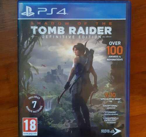 Диски на ps4 shadow of the Tomb raider