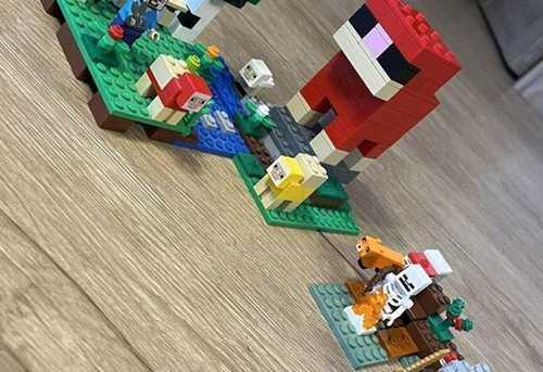 Lego minecraft 21153 и 21162