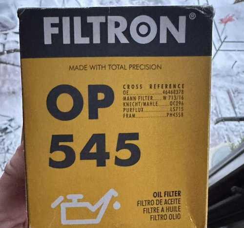 Масляный фильтр Filtron OP 545