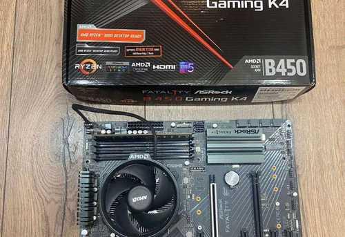 Материнская плата b450 asrock gaming k4 fatality