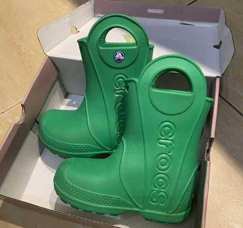 Резиновые сапоги crocs детские c7