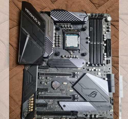 Материнская плата asus rog maximus XI hero z390