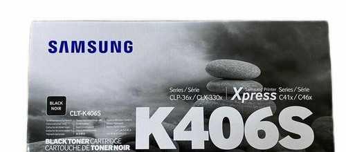Тонер-картридж Samsung CLT-K406S черный ориг