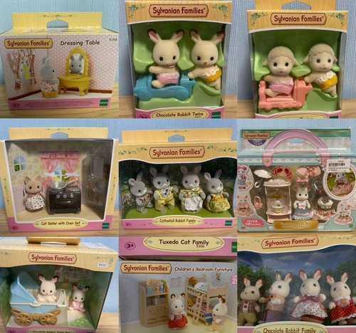 Новые Наборы Sylvanian Families