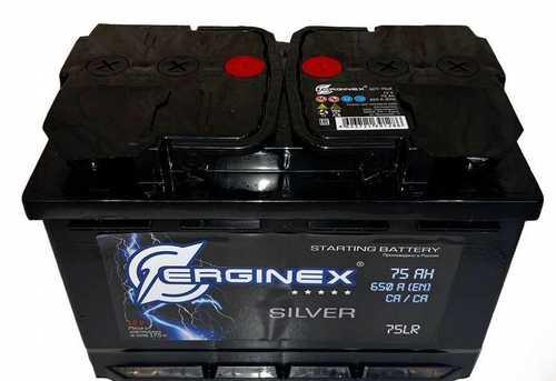 Новый аккумулятор Erginex 75 а/ч 6ст 75R