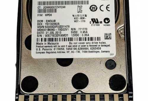 Жесткий диск HP 600Gb EG0600fchhu SAS 2,5