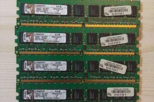 Оперативная память DDR2 1Gb*4