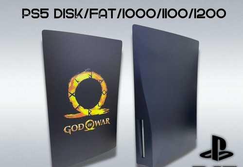 Корпус PS5 сменные панели fat/1000/1100/1200 GOW