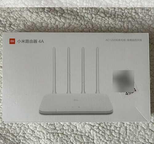 Wifi роутер xiaomi 4a