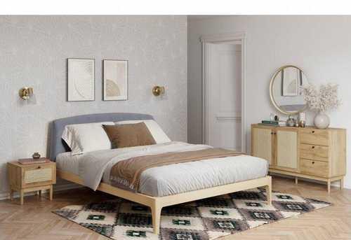 Кровать Одли 180 Velvet Grey