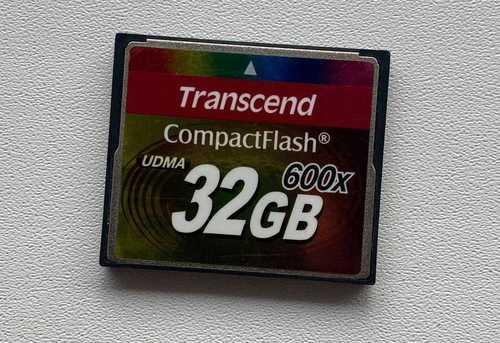 Карта памяти Transcend Compact Flash 32GB