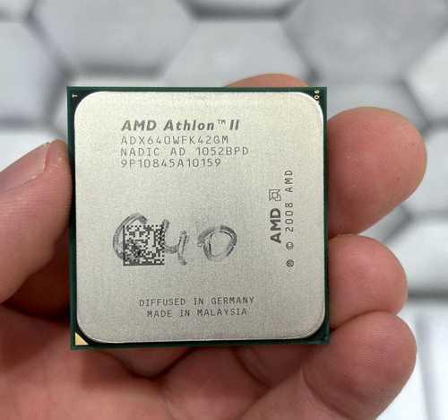 Процессор AMD Athlon II X4 640 3.0 GHz 2Mb Socket