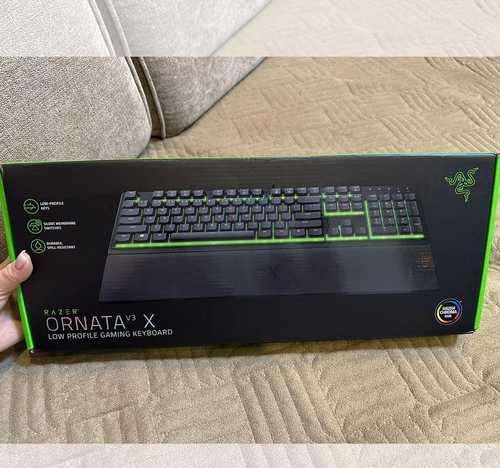 Клавиатура проводная мембранная Razer ornata V3 X