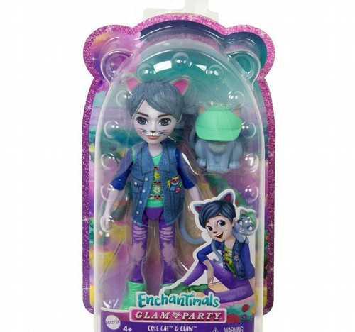Enchantimals Glam Party Кот Коул и Клоу