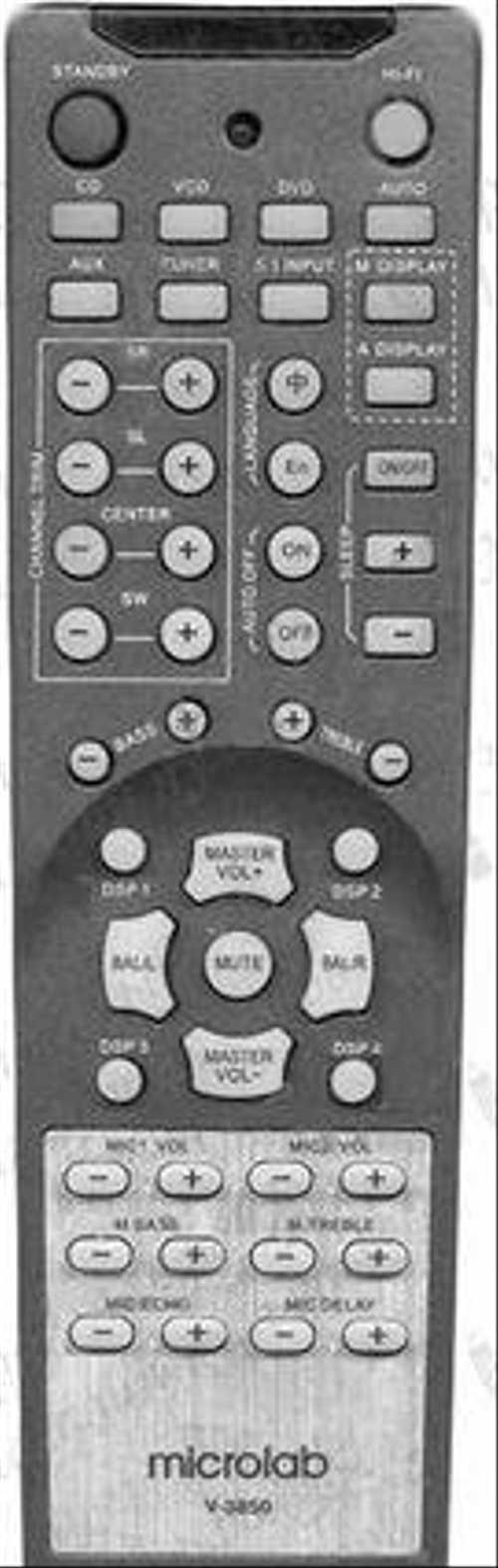 Пульт аналог Microlab V-3830