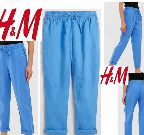 Новые XL р.56-62 H&M Лен Премиум Свободные