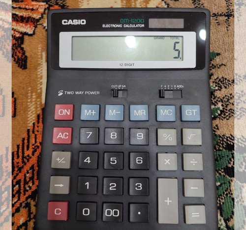 Калькулятор casio dm-1200