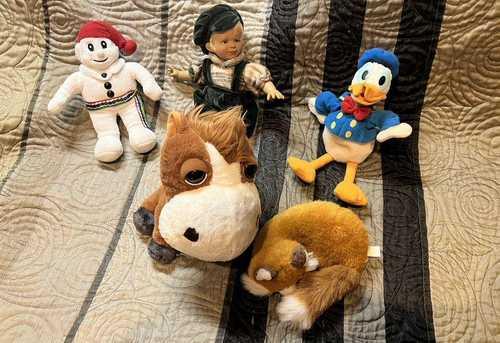 Мягкие игрушки детские Donald Duck Disney и другие