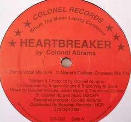 Colonel Abrams–Heartbreaker/Винил