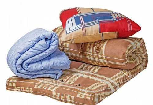 Спальный комплект для рабочих (матрас+одеяло+подуш