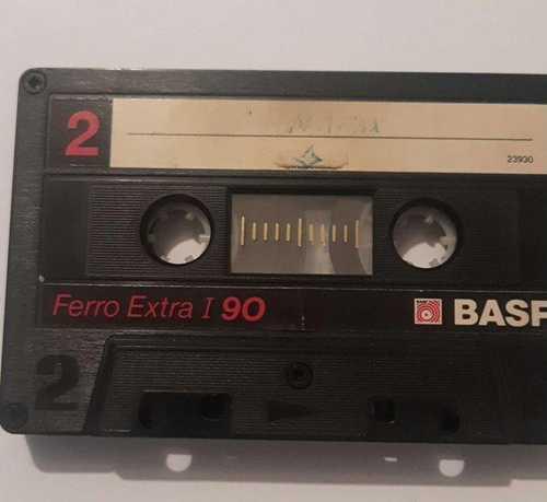 Аудиокассета basf ferro extra i90 б. У