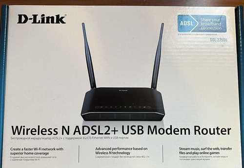 Маршрутизатор D-Link Wireless N adsl2+USB