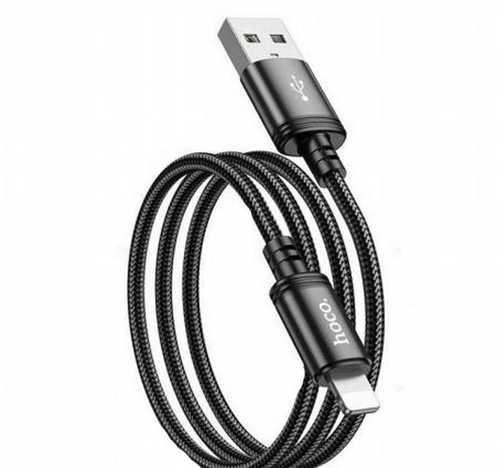 Кабель USB - 8 pin hoco X89 Wind, 1.0м, 2.4A, цвет