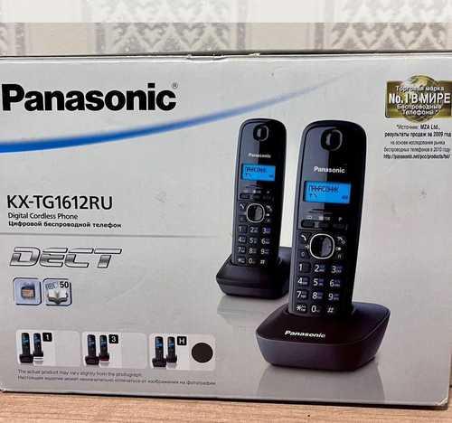 Цифровой беспроводной телефон panasonic kx-tg1612r