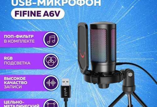 USB-микрофон fifine AmpliGame A6V