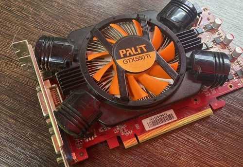 Видеокарта 1Gb Palit GeForce GTX550Ti Sonic