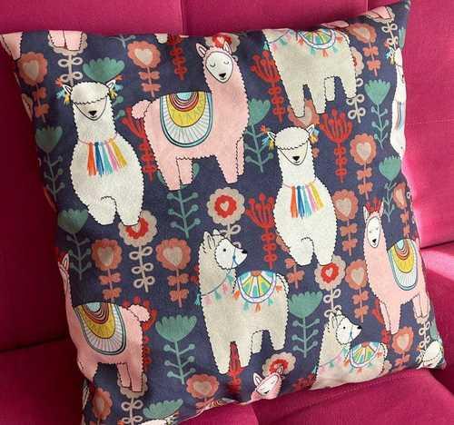 Подушка декоративная ламы