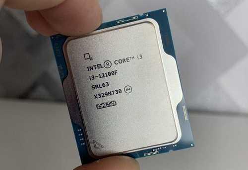 Процессор intel core i3 12100f новый