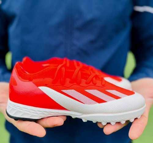 Детские сороконожки Adidas X Crazy fast Legue Red&White