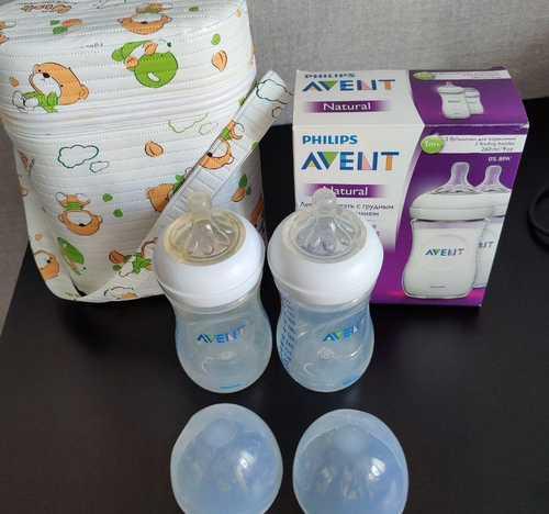 Бутылочки Philips avent natural 260 и термосумка