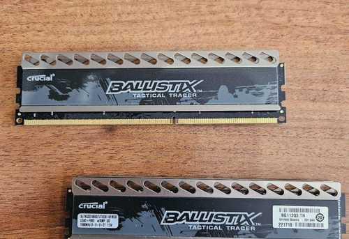 Оперативная память crucial ballistix ddr3 4gb