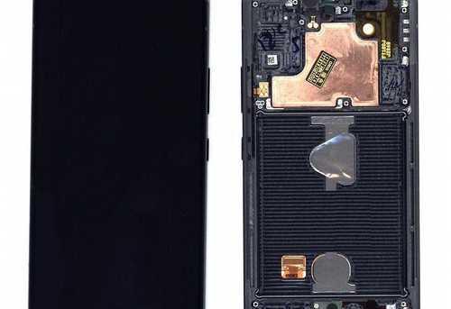 Модуль для Samsung Galaxy A90 черный с рамкой