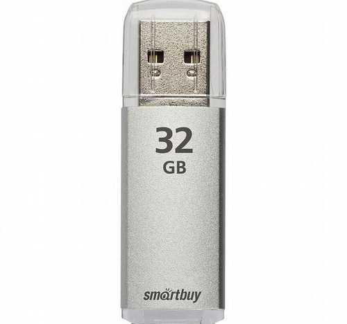 Флеш-накопитель Smartbuy V-Cut USB 2.0 32GB, серебряный