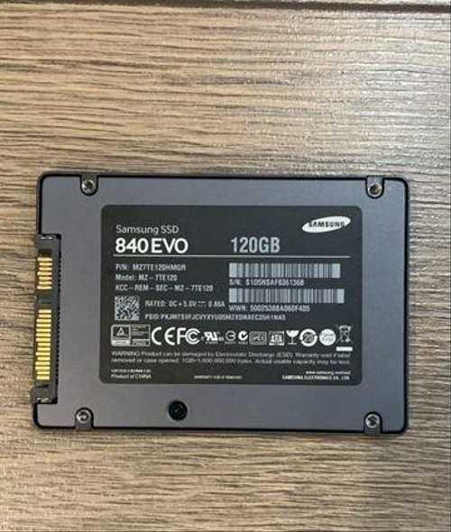 SSD 2.5 120 gb Samsung 840 EVO