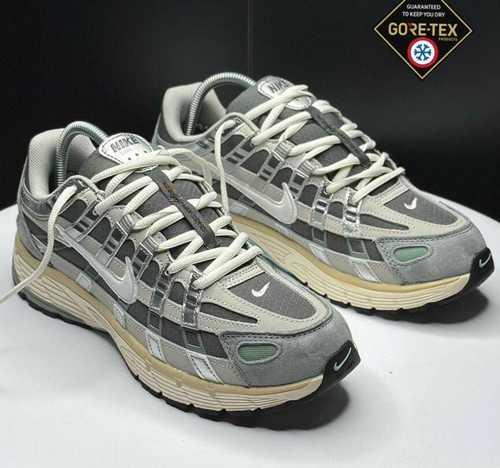 Кроссовки зимние Nike P-6000 gray and white