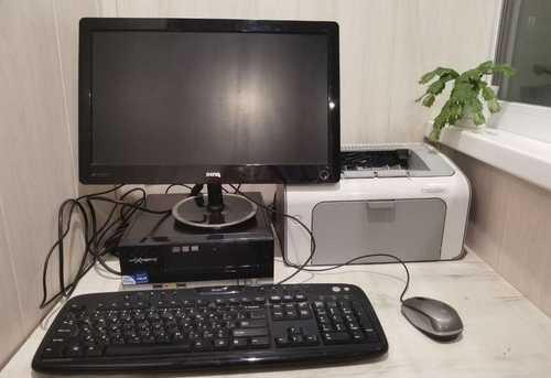 Компьютер для работы или учёбы и принтер