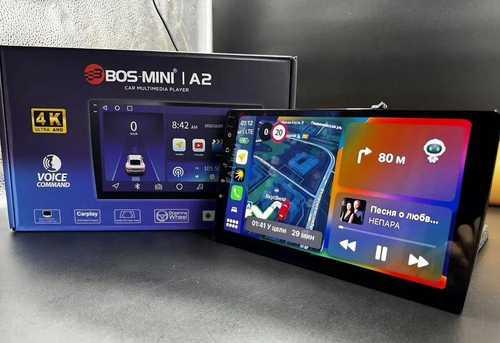 Магнитола 2 din android 9 дюймов Bos-mini A2